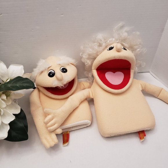 Hand Made by the Train Depot | Toys | Vintage Big Mouth Heart Puppets ...